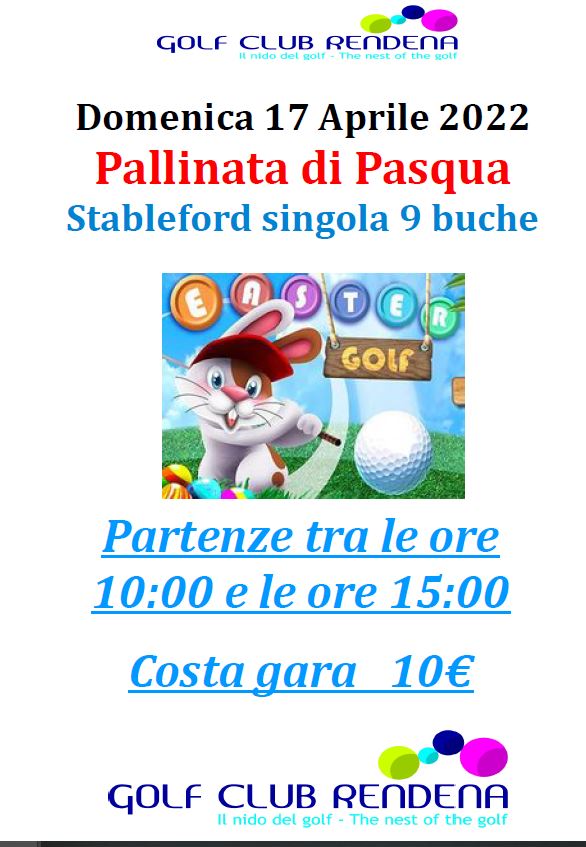 pallinata di pasqua 2022 | Golf Club Rendena