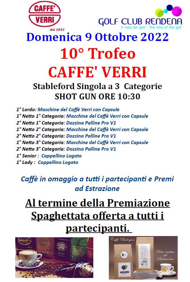 10 Trofeo Caffè Verri 2022 | Golf Club Rendena